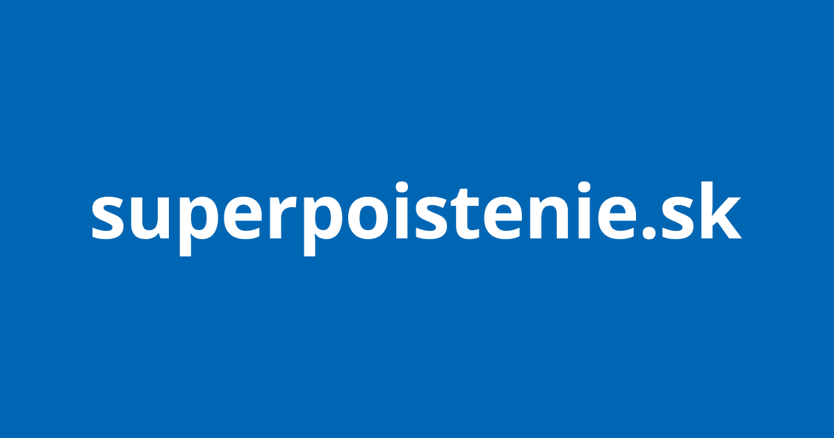 PZP online | Superpoistenie.sk